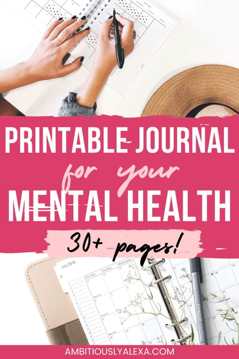This Printable Mental Health Journal Will Change Your Coping Habits ...