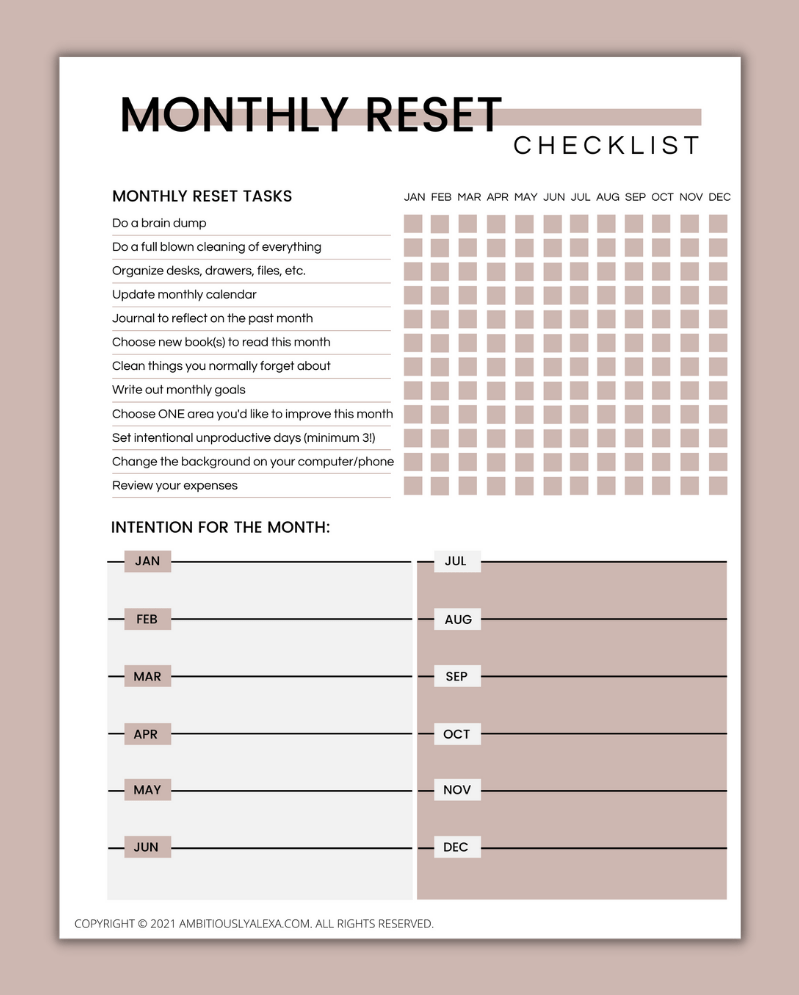 Free Printables - Ambitiously Alexa