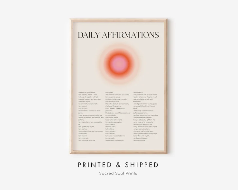 30+ Positive Affirmation Gift Ideas for Friends - Ambitiously Alexa