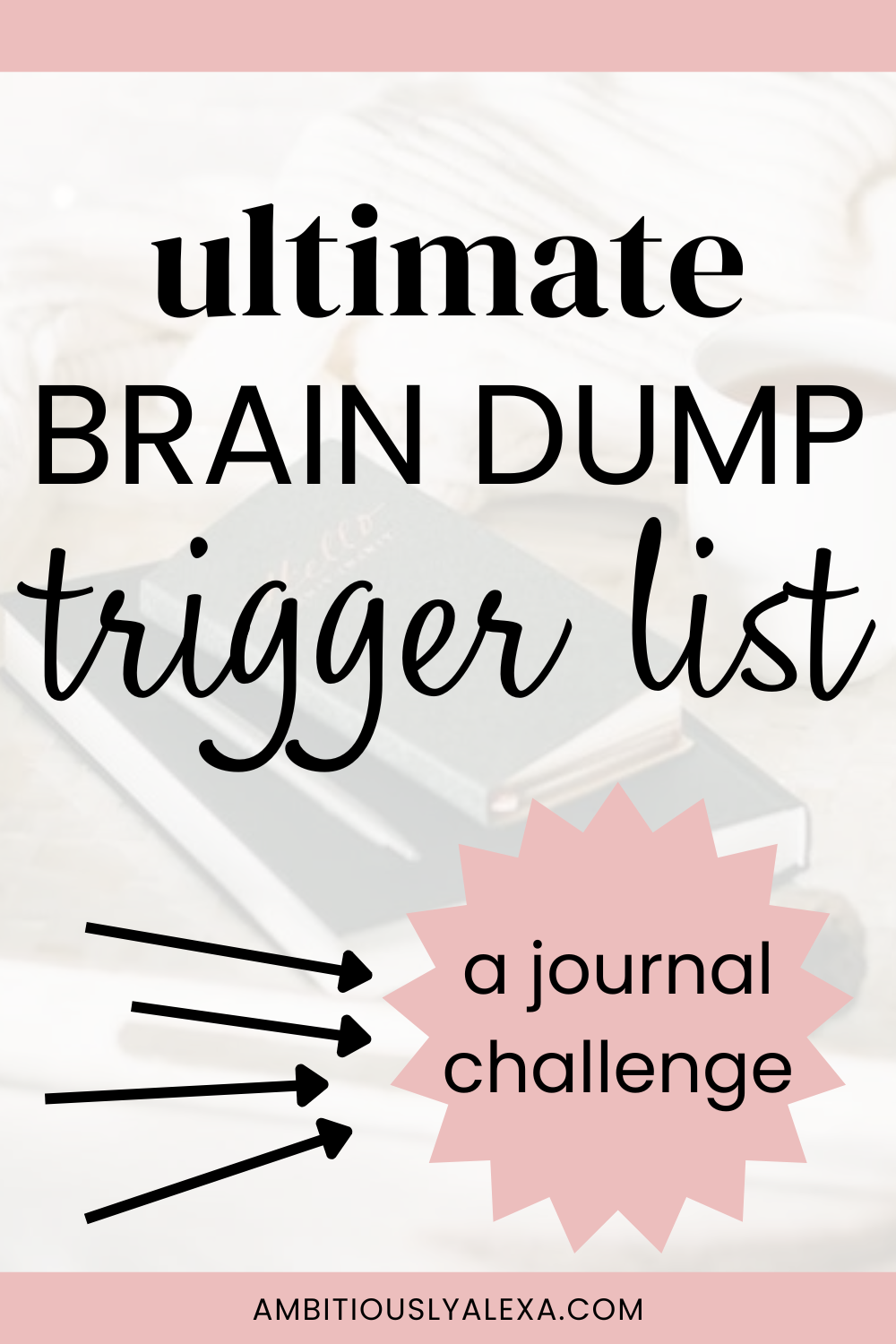 Ultimate Brain Dump Trigger List for Journaling - Ambitiously Alexa