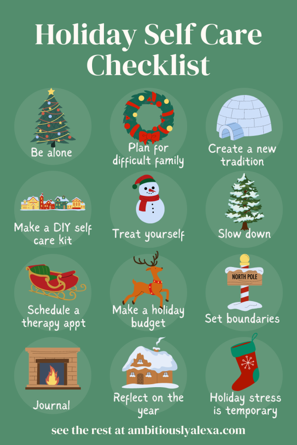 Holiday Self Care Checklist: 12 Days of Caring For Yourself ...