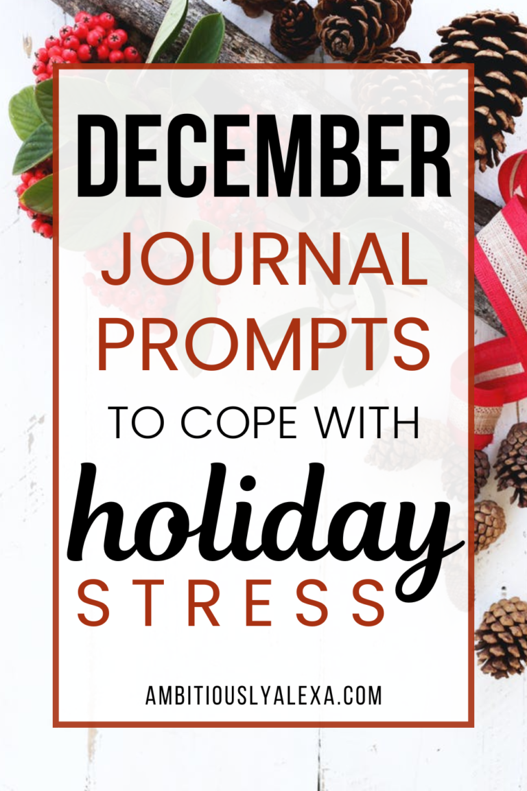 90 December Journal Prompts for a Busy Month - Ambitiously Alexa