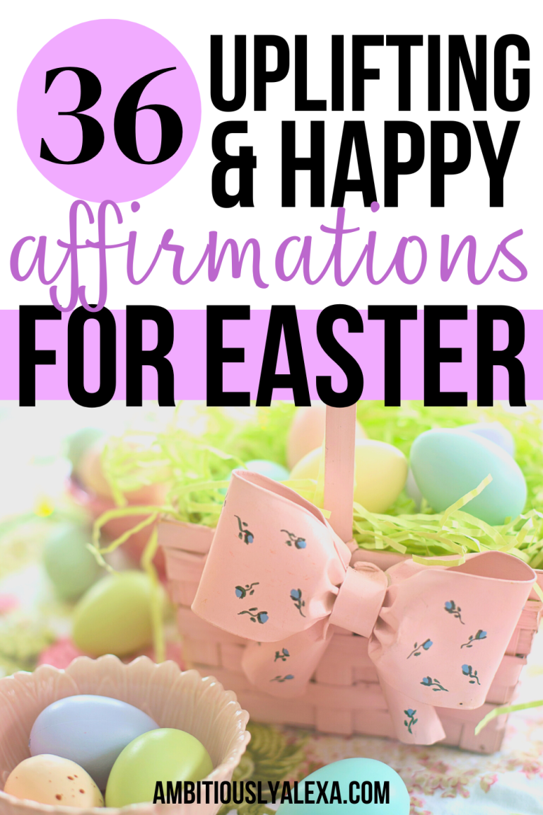 Easter Affirmations: 36 Positive Statements for Anyone to Enjoy ...