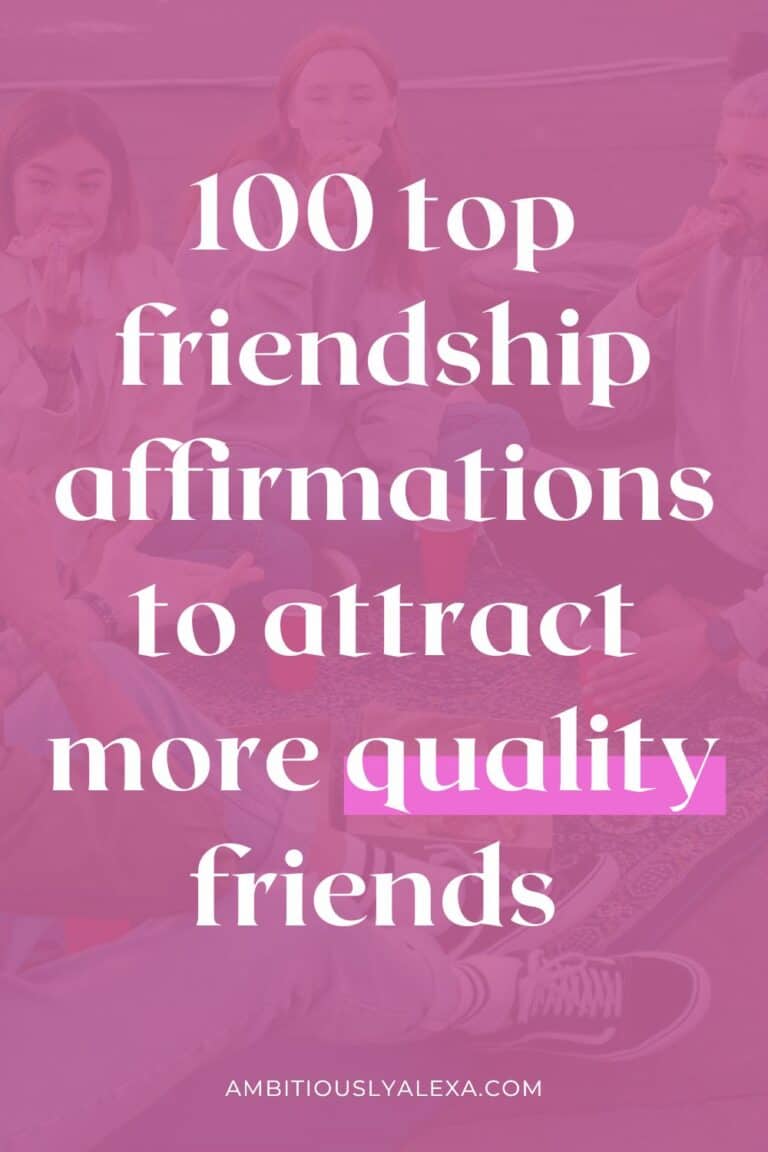 Affirmations for Friends: 100 Words for Closer Friendships ...