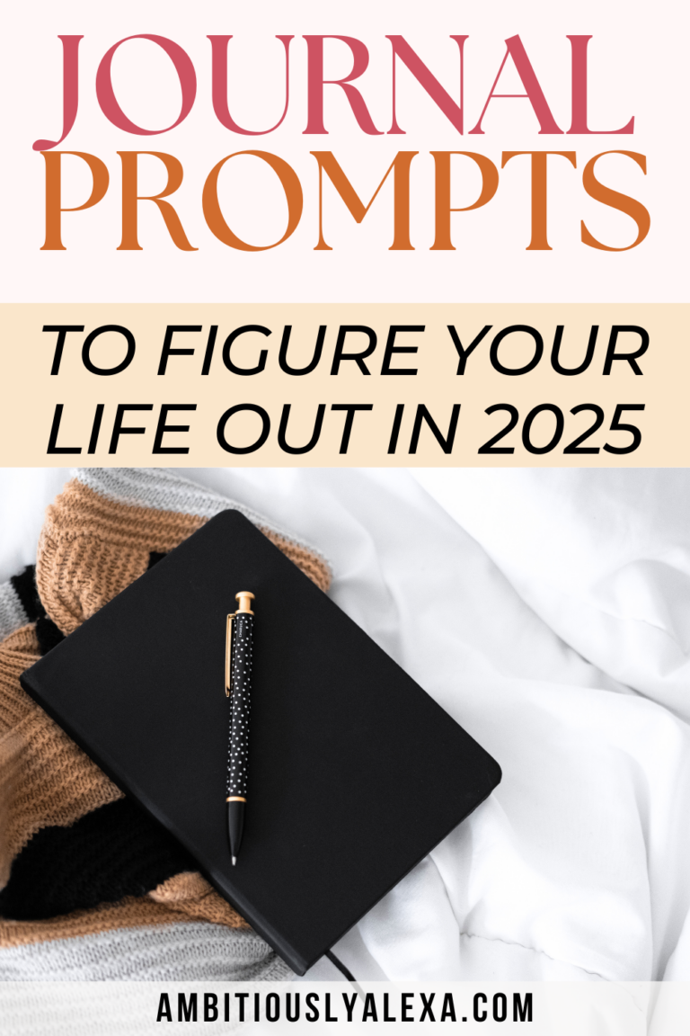 40 New Year Journal Prompts to Make 2026 Your Best Year - Ambitiously Alexa