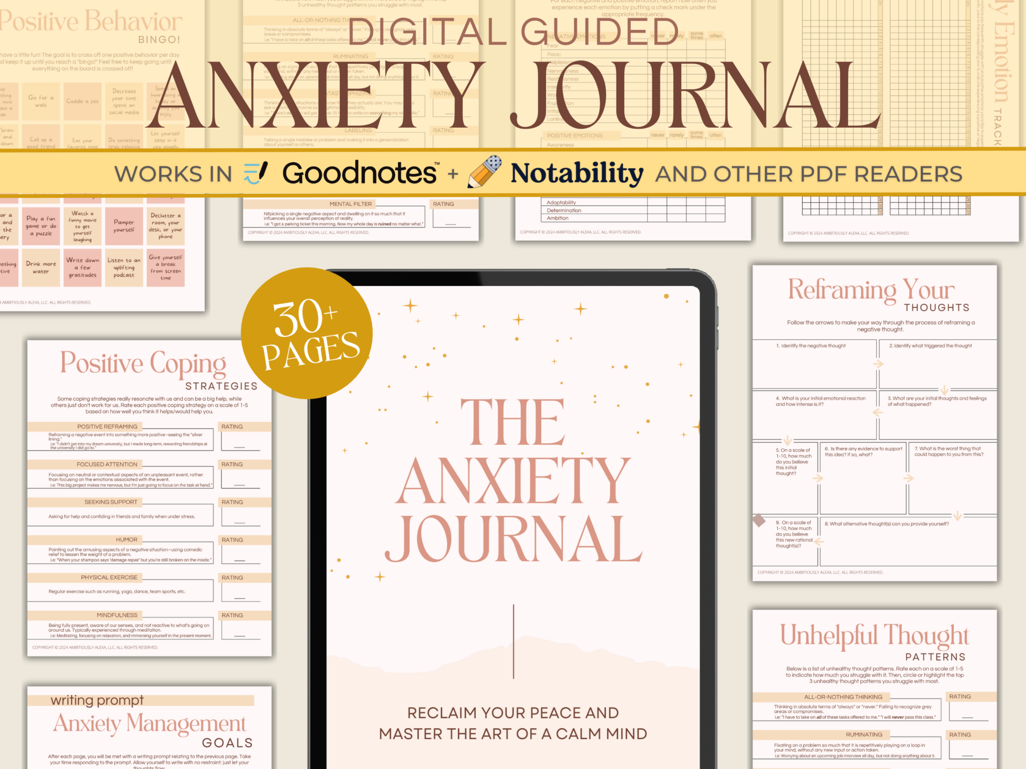 60 Transformative Journal Prompts for Negative Thoughts - Ambitiously Alexa